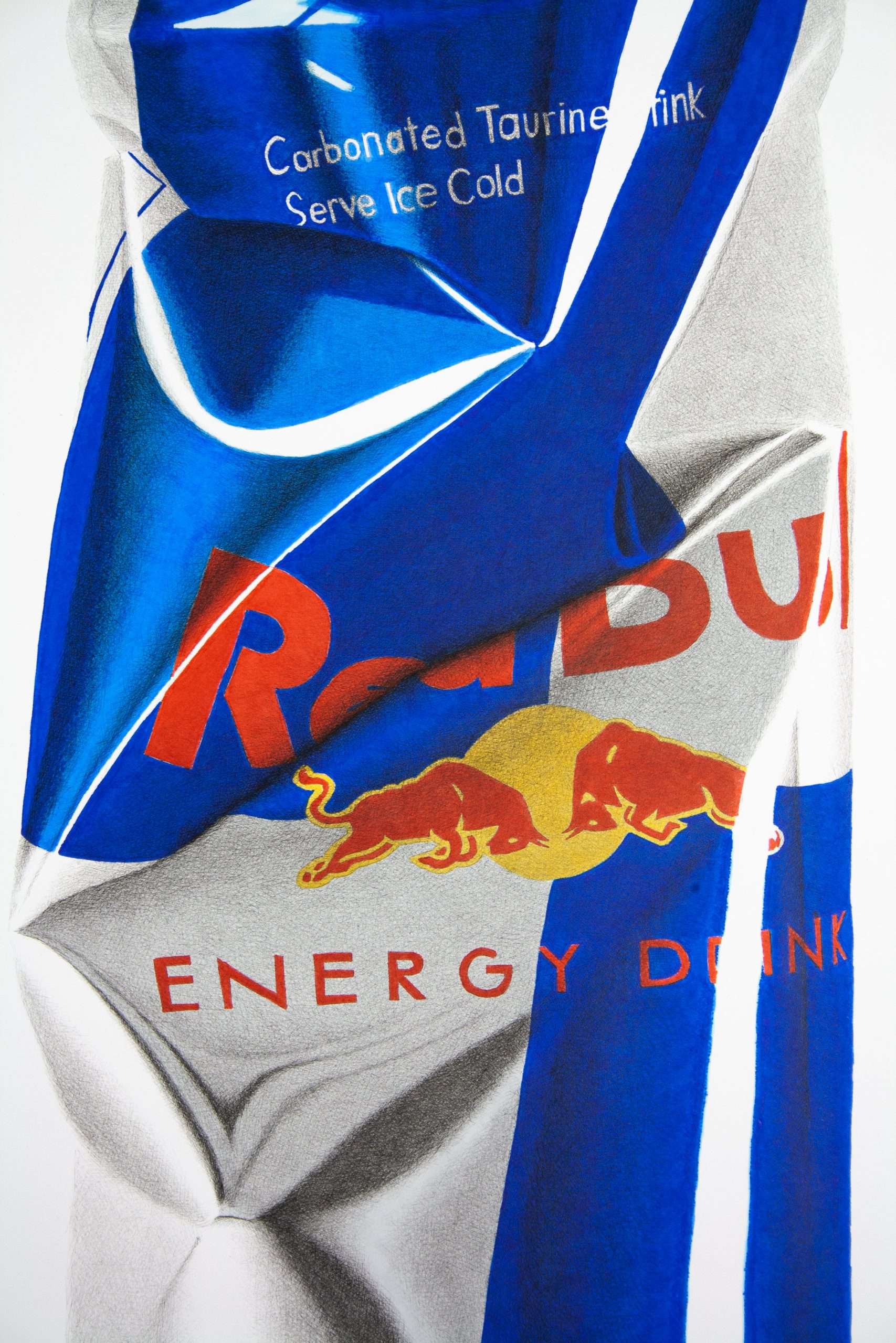 Red Bull Can | Original Artwork | Dean Spinks Art