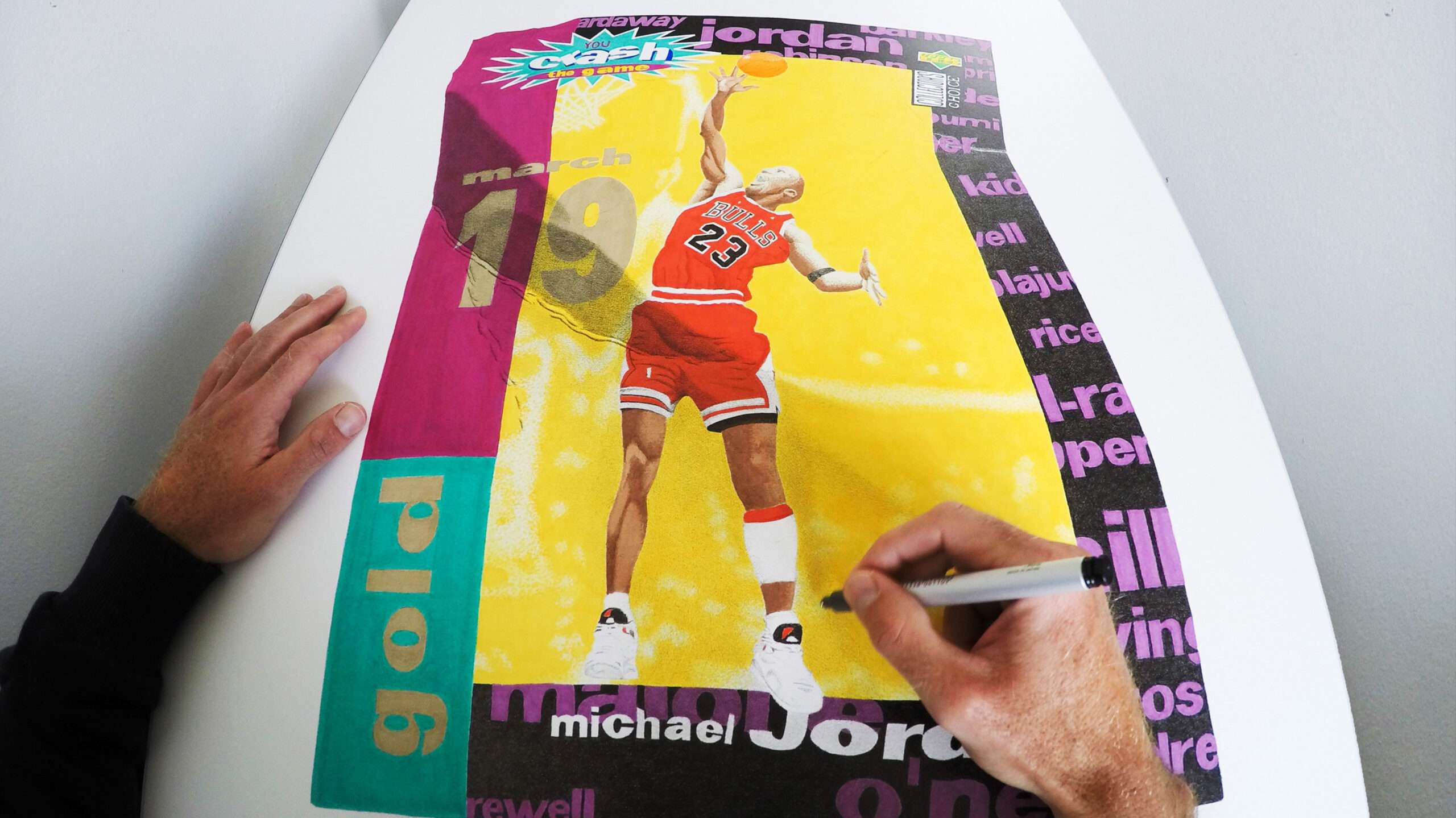 Michael Jordan Time Lapse & Art Prints | Dean Spinks Art