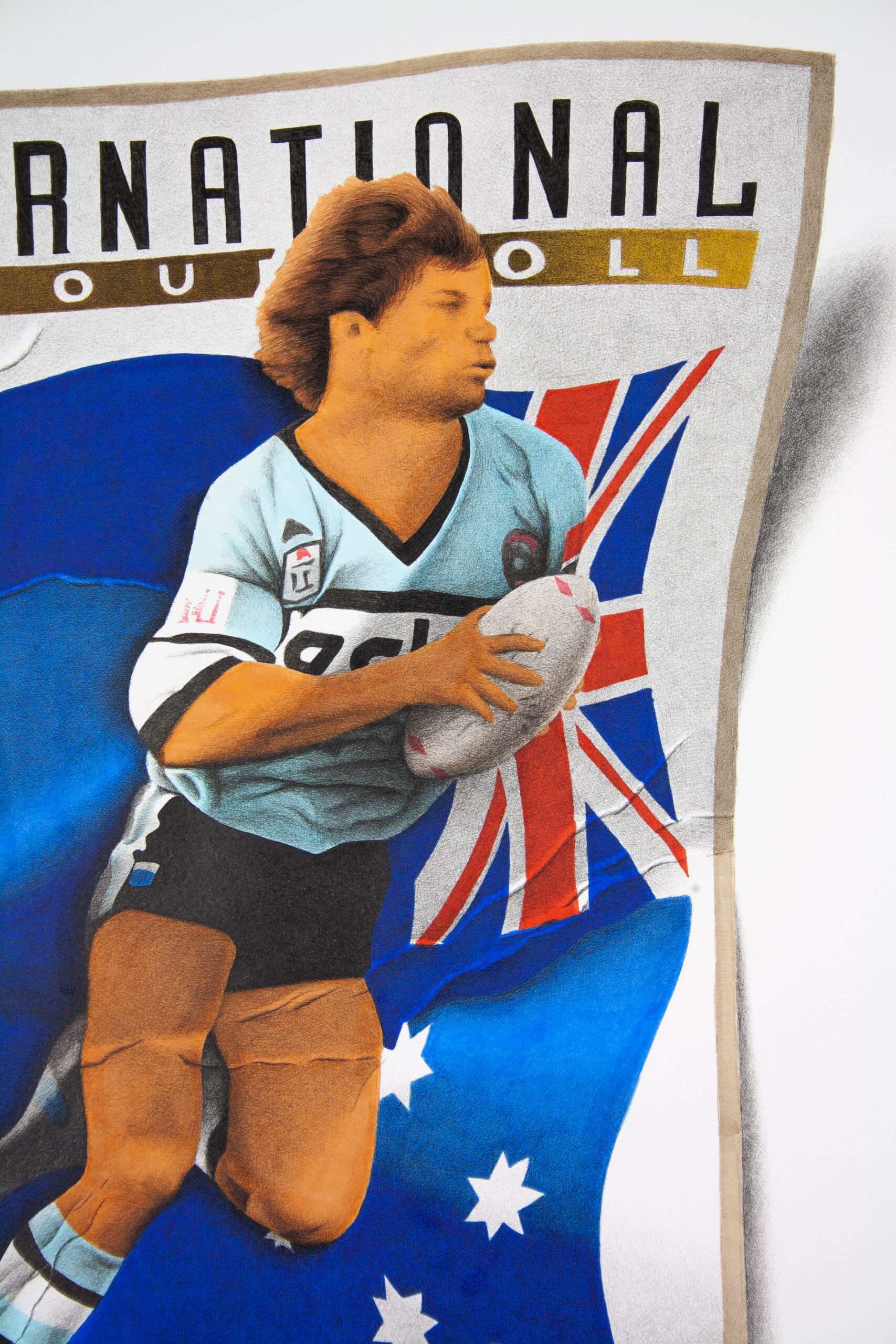 Andrew Ettingshausen Footy Card | Original Artwork | Dean Spinks Art