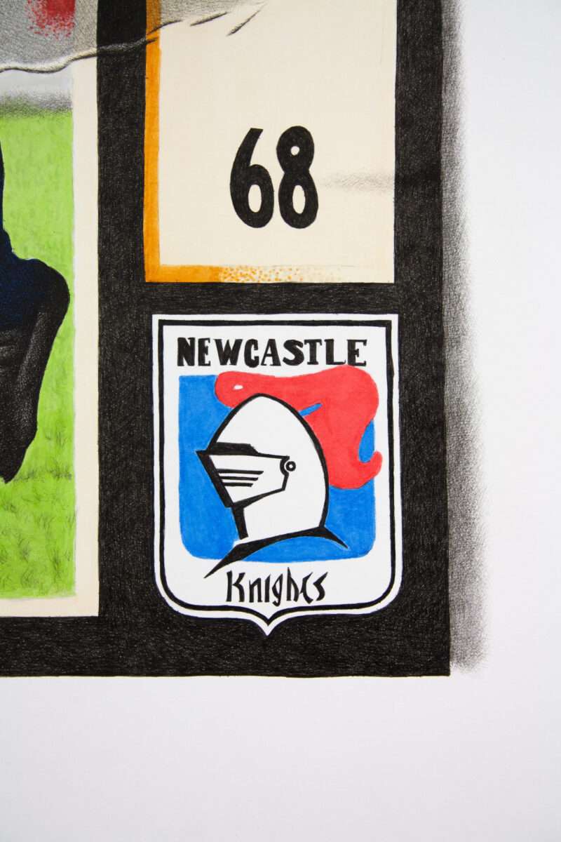 Andrew Johns Footy Card | Print | Dean Spinks Art Andrew Johns Footy Card | Print | Dean Spinks Art