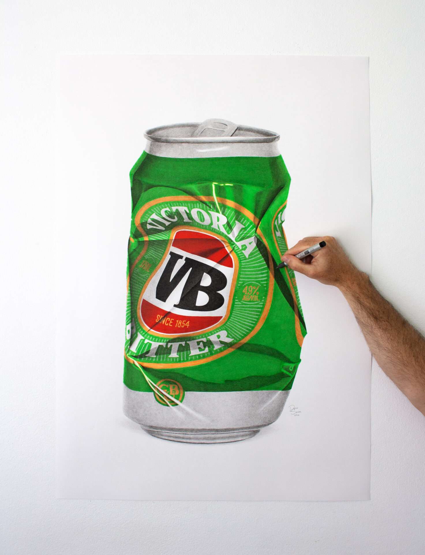 VB Beer Can | Print | Dean Spinks Art
