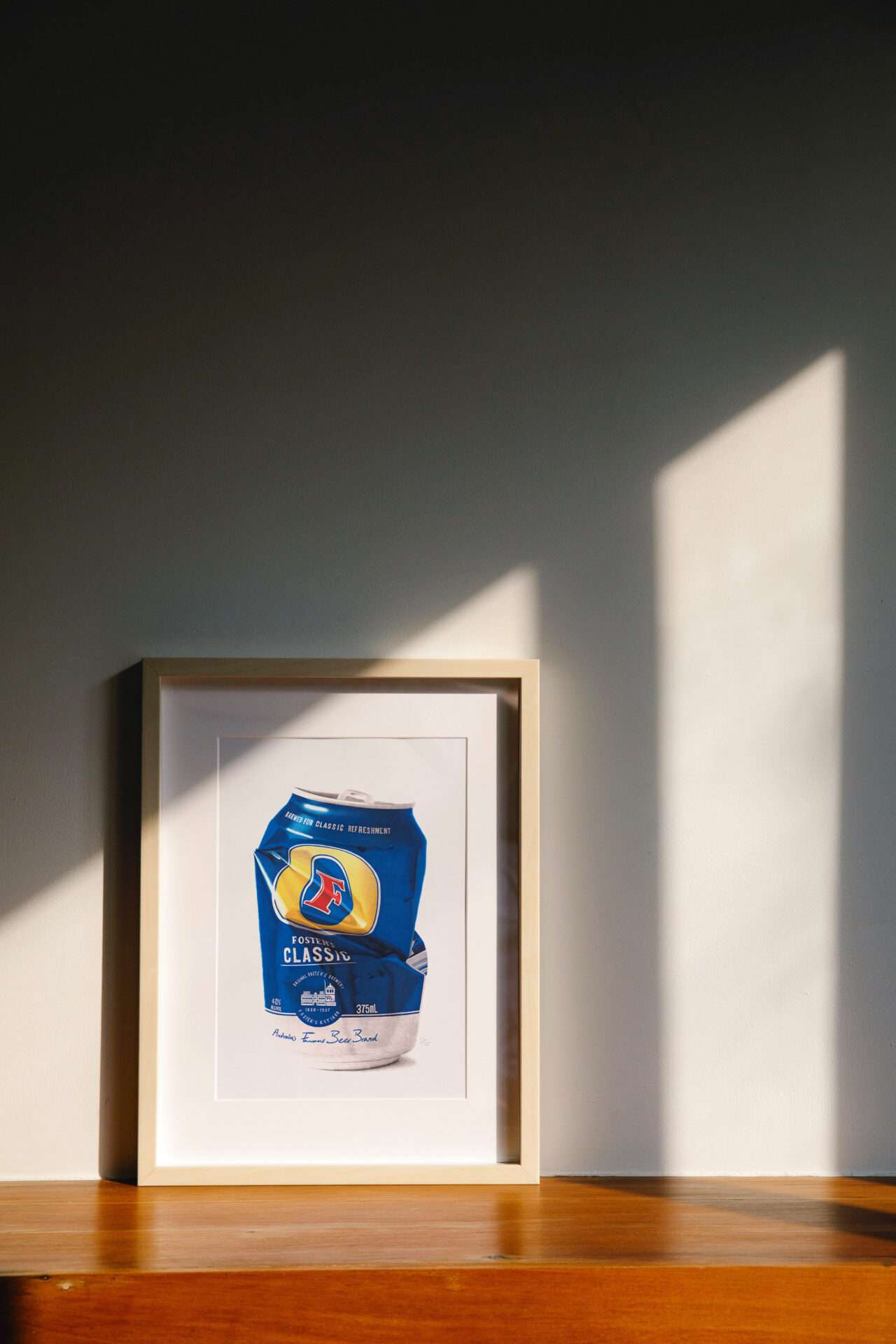 Foster’s Beer Can | Print – Dean Spinks Art