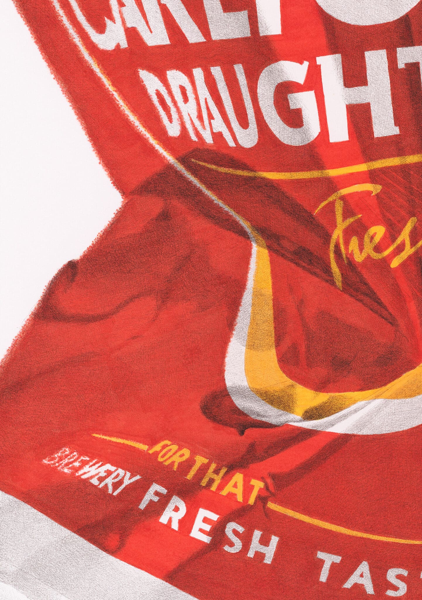 Carlton Draught Beer Can | Print | Dean Spinks Art